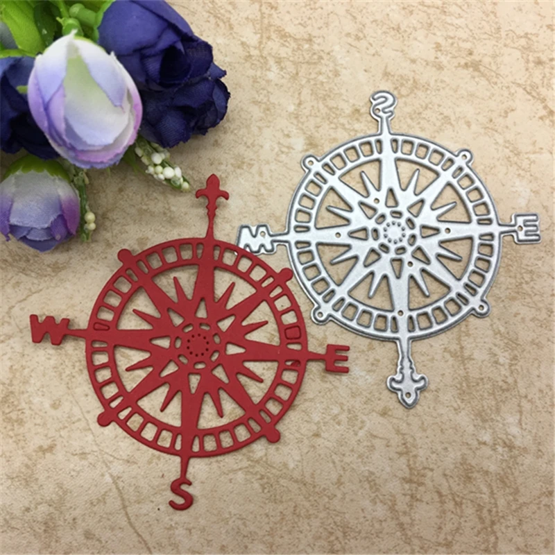 Compass Shapes Metal stencil mold Cutting Dies decoration scrapbook die ...