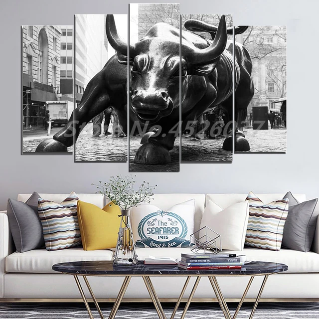 Wall Street Bull Wall Art