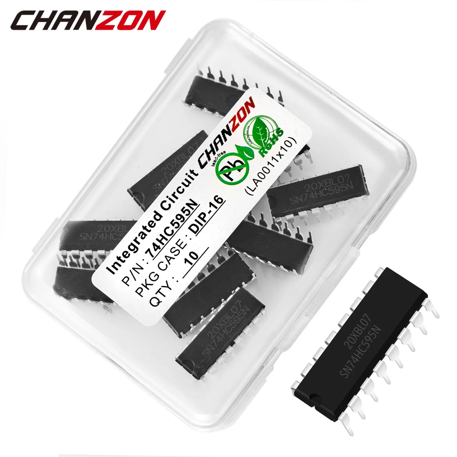 10PCS SN74HC595N DIP 74HC595 SN74HC595 74HC595N DIP16 8BIT SHIFT ...