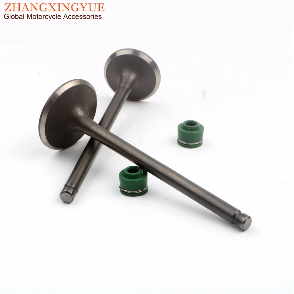 Motorcycle 2pc Intake And Exhaust Valves For Honda Cb125 Cb 125s Xl125 ...