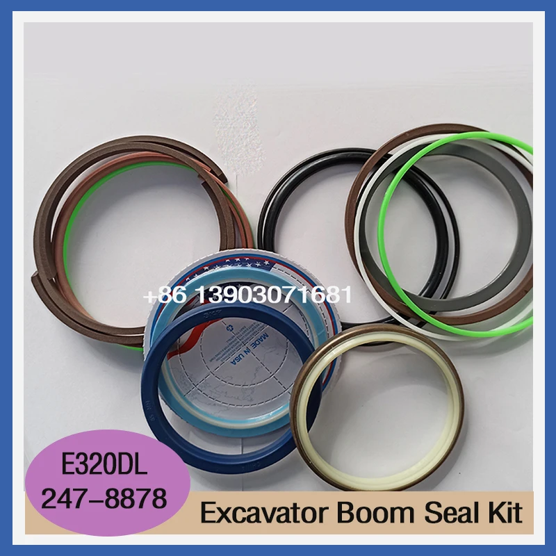 247-8878-Hydraulic-Cylinder-Repair-Seal-Kit-For-E320D-Excavator-Boom ...