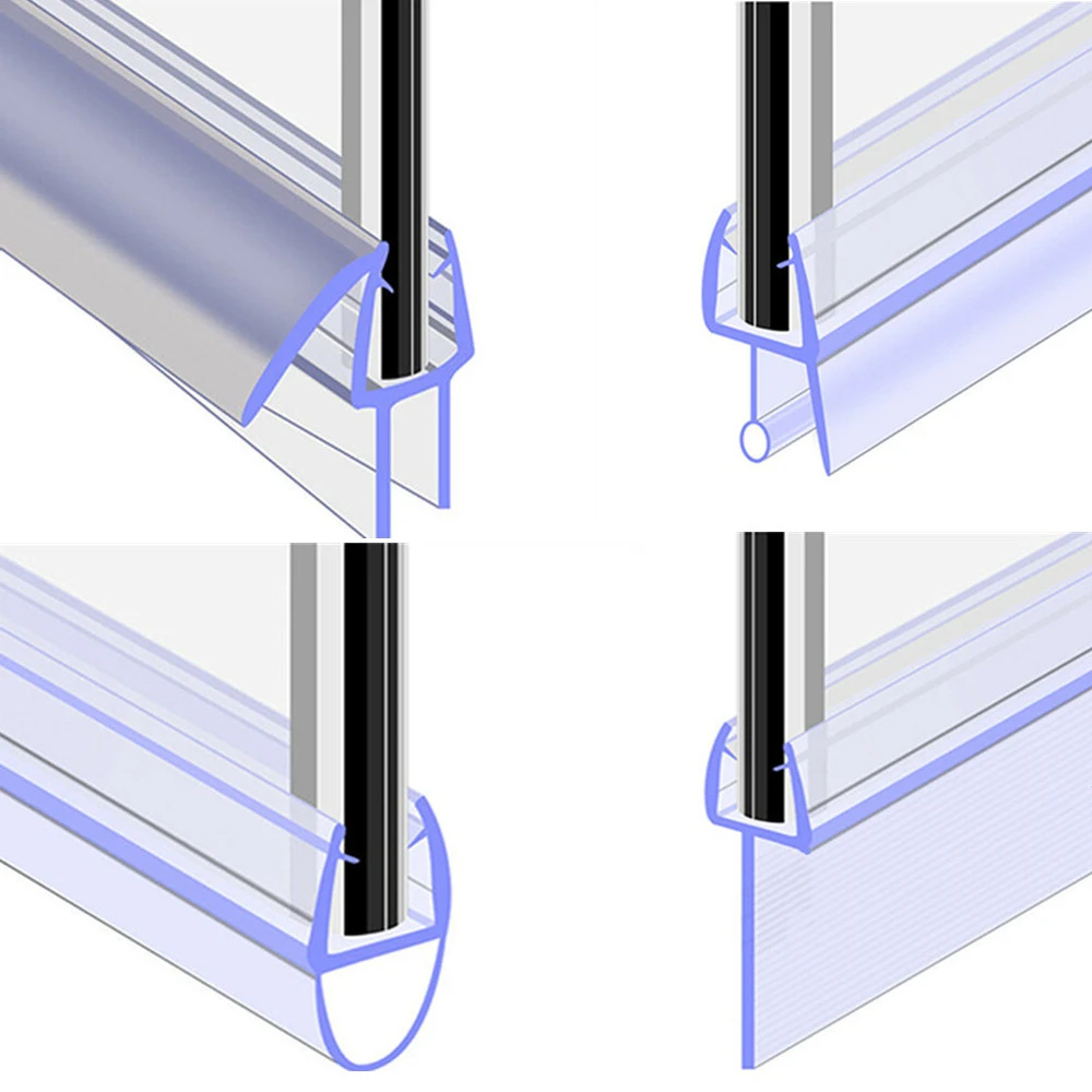 Shower-Screen-Seal-Strip-Bath-Door-Window-Glass-Gap-Weatherstrip-of ...