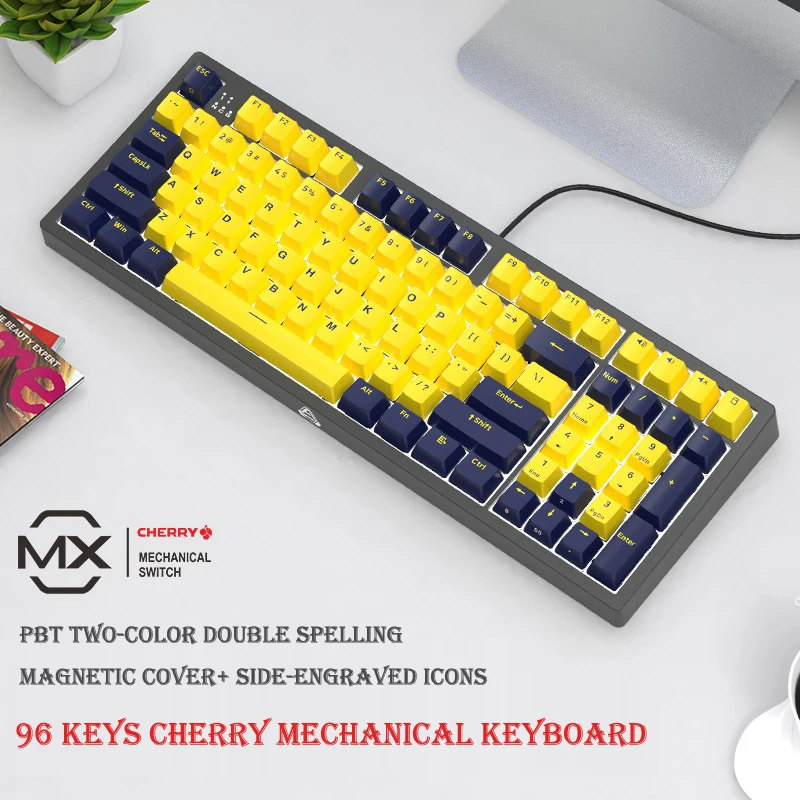 AJAZZ Cherry Axis Mechanical Keyboard 96 key Red Brown Black Green ...