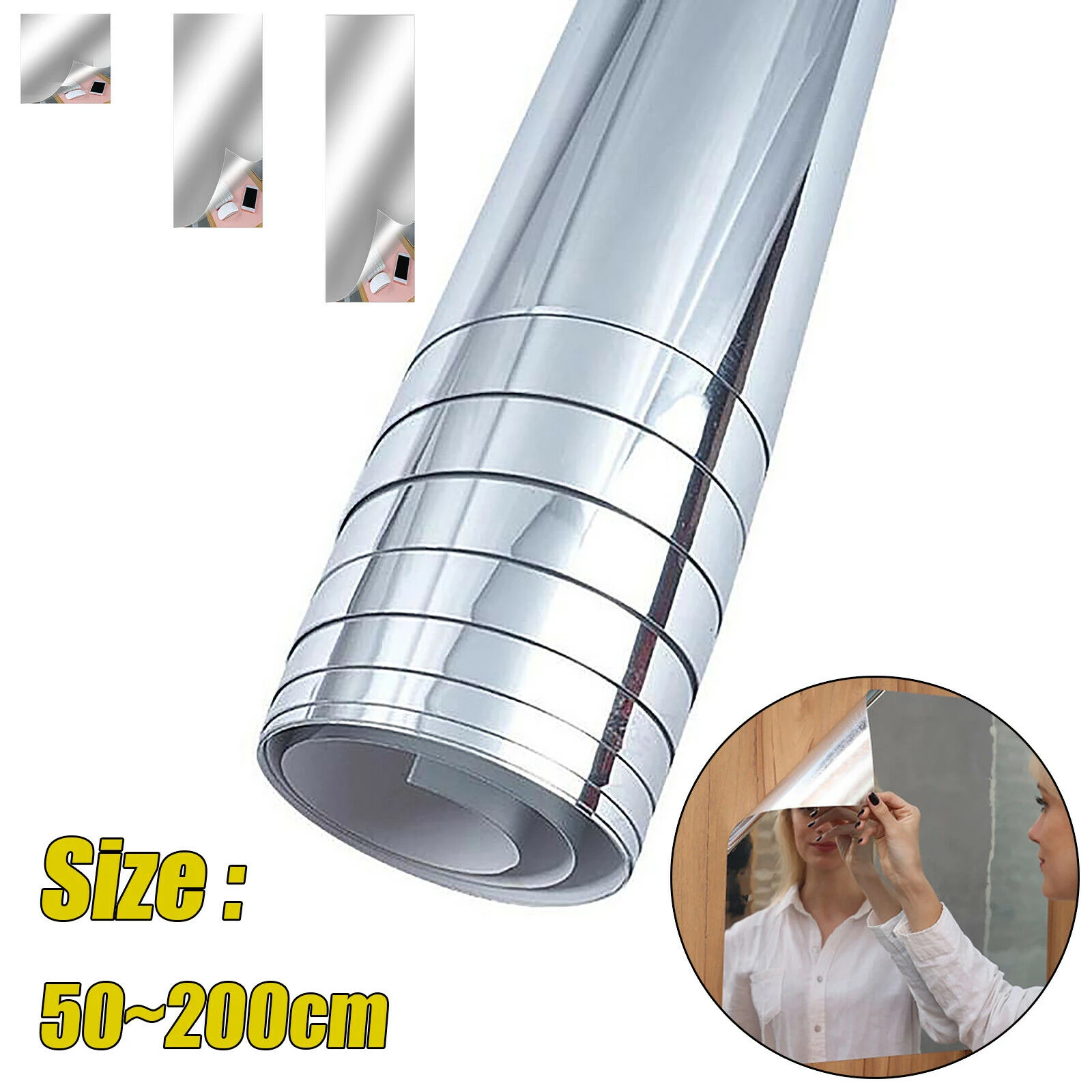 DIY-Mirror-Wall-Sticker-Soft-Mirror-Acrylic-Material-Smooth-and-Easy-to ...