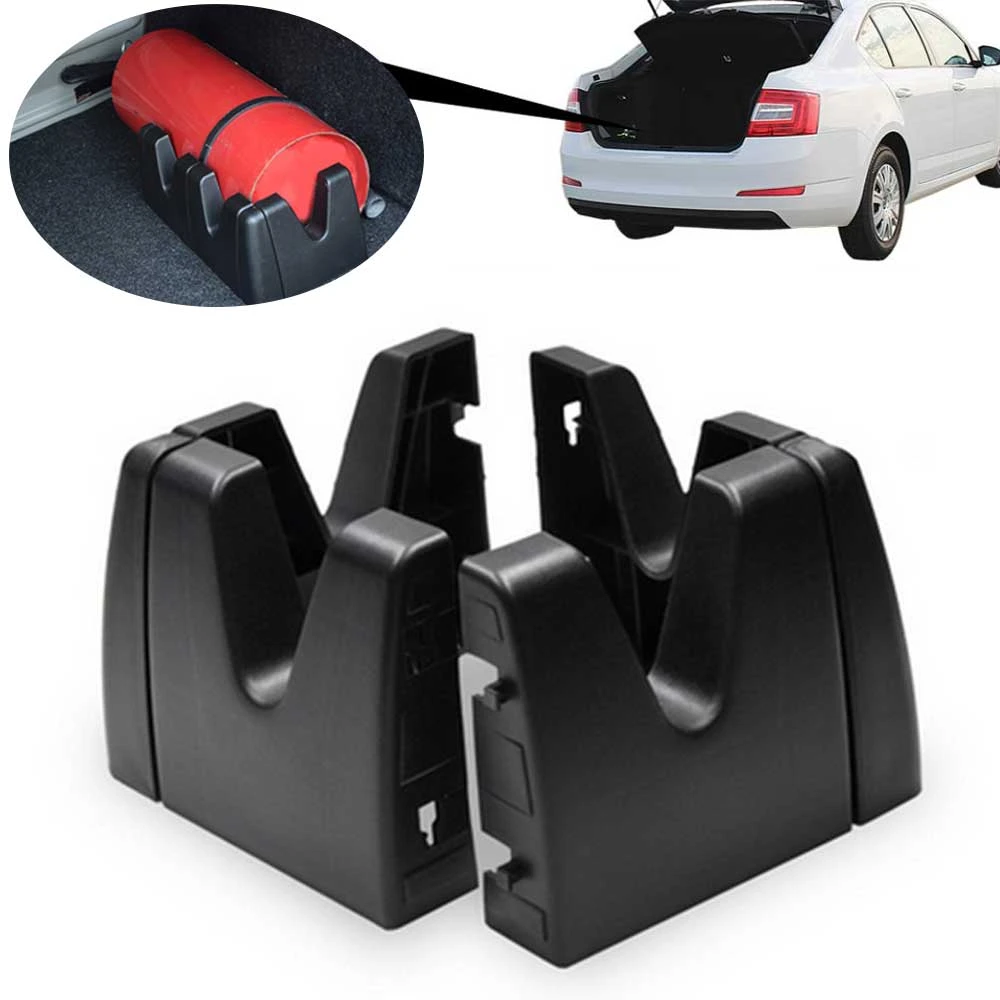 Multifunctional Black Abs Car Rear Trunk Organize Storage Fixed Blocks ...