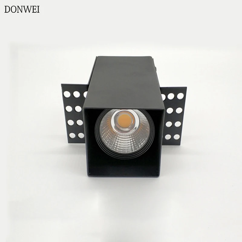 Modern gömülü LED tavan lambası yüksek parlak 10W tavan Spot lamba ...