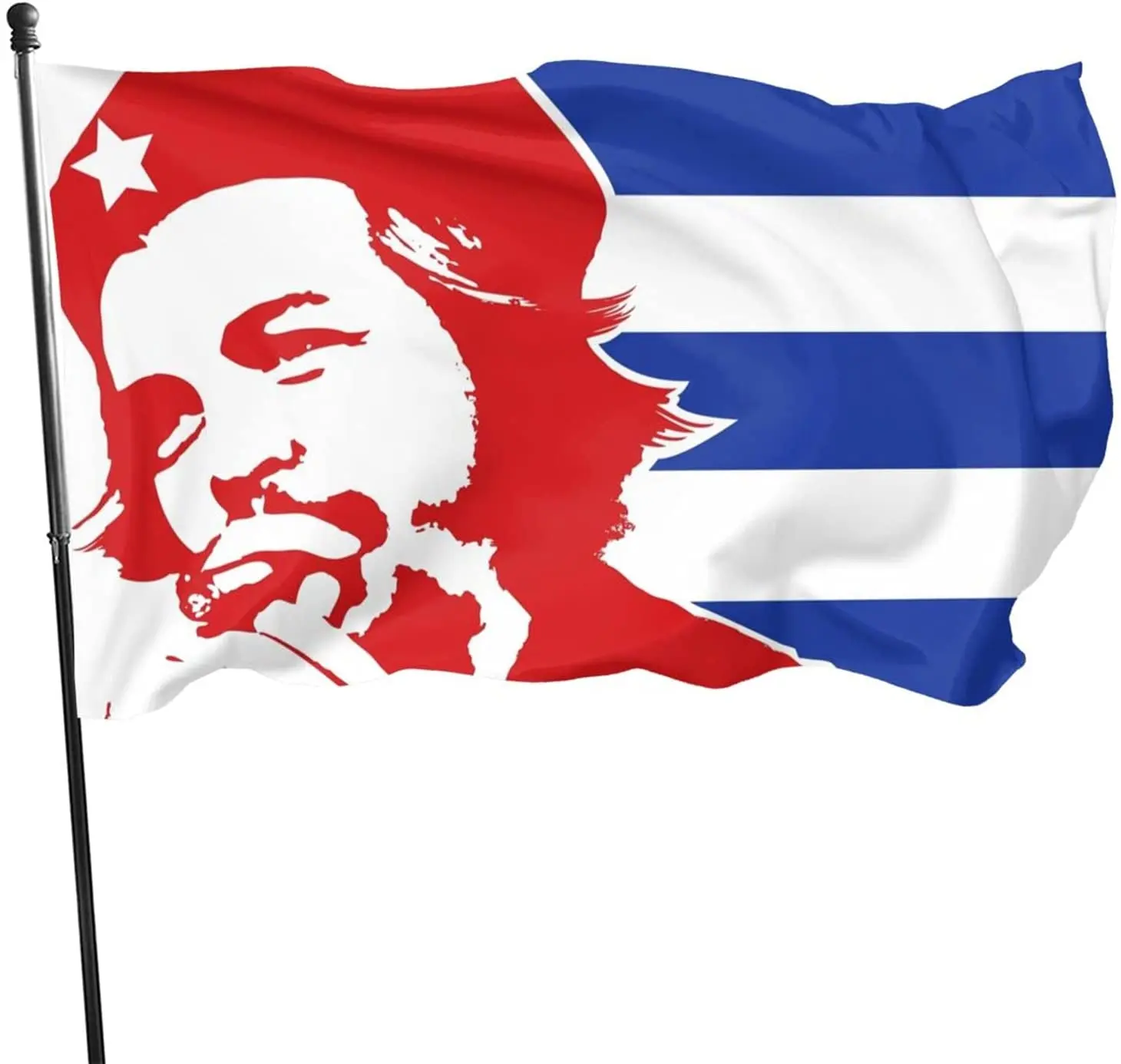 Revolução herói che guevara cuba bandeira bandeira de demonstração 3x5 ...
