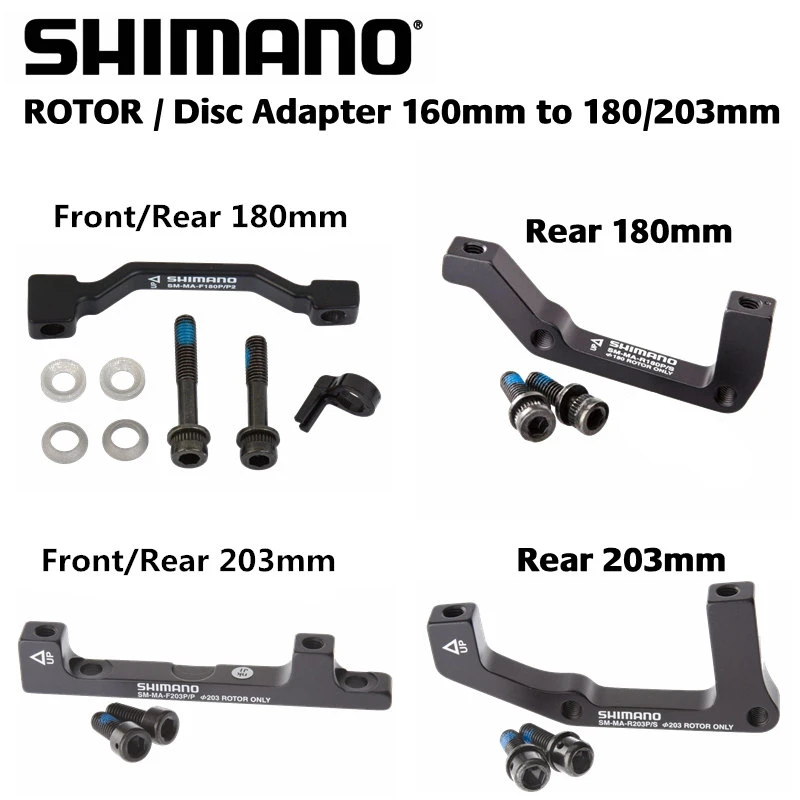 Shimano Original Sm-ma Brake Rotor Disc Adapter 180mm 203mm R180p/s ...