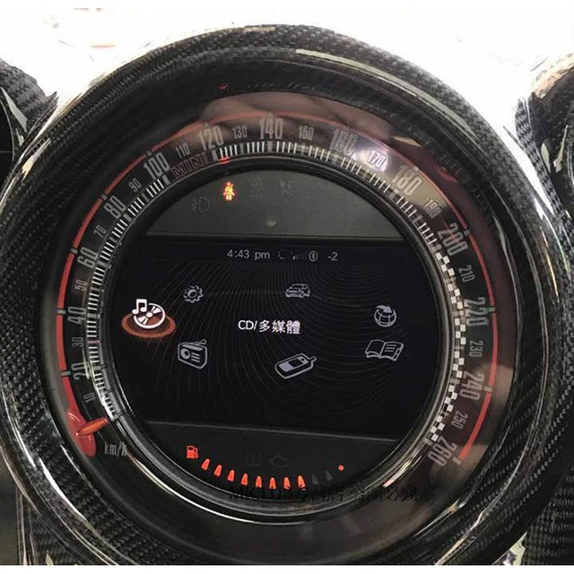 Speedometer Tachometer Gauges Display Instrument Cluster Black & Red ...