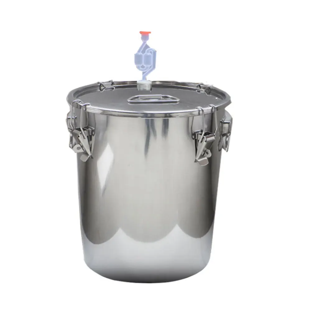 Hydraulic-Seals-Water-Sealed-Fermentation-Bucket-304-Stainless-Steel ...