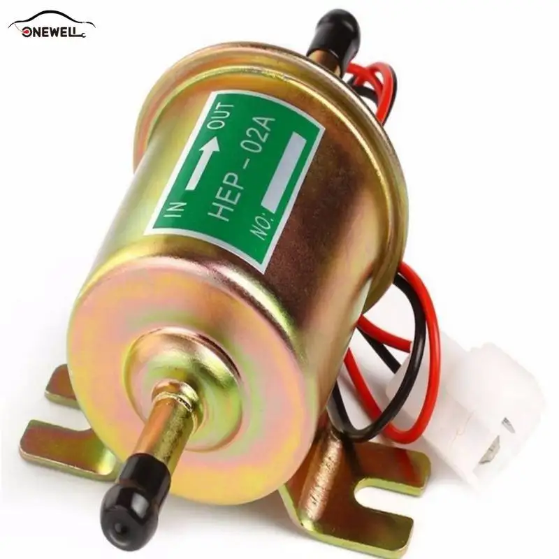 HEP 02A 12V bomba de combustible eléctrica de baja presión perno de fijación rosca Diesel bomba ...