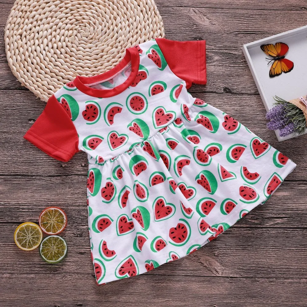 Watermelon Dress Girls Dresses 2018 Watermelon Outfit Dress For Girl ...