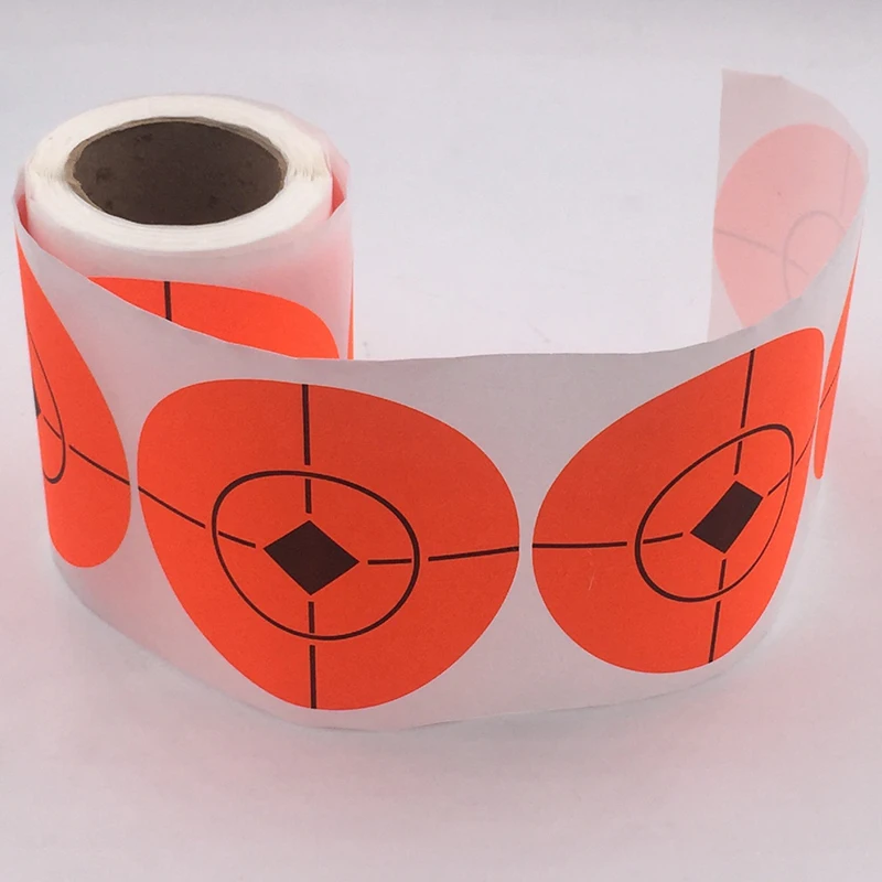 100 Pieces Shooting Target Sticker Long Lasting Reactive Sticker 7.5cm ...