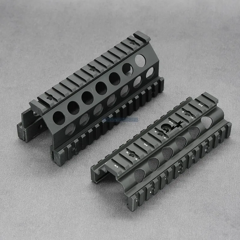 Mk46 M249 Lower Upper Mount Handguard Ras Quad Rail System - Scope ...
