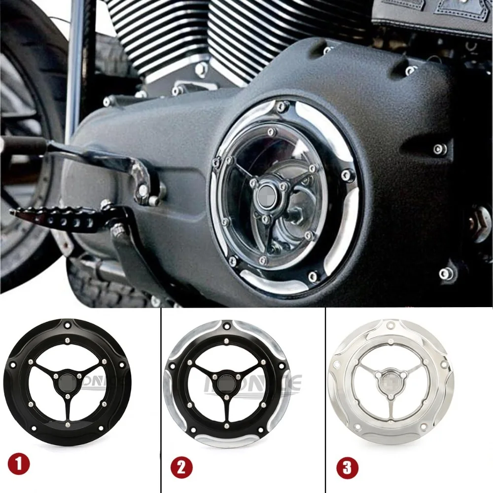 Contrast-Cut-Clarity-Derby-cover-For-harley-softail-Slim-FLSL-107 ...