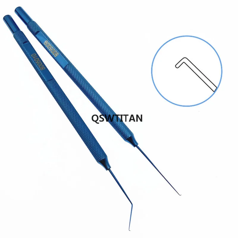 Titanium Sinskey Lens Manipulating Hook 0.15mm dia blunt tip ophthalmic ...