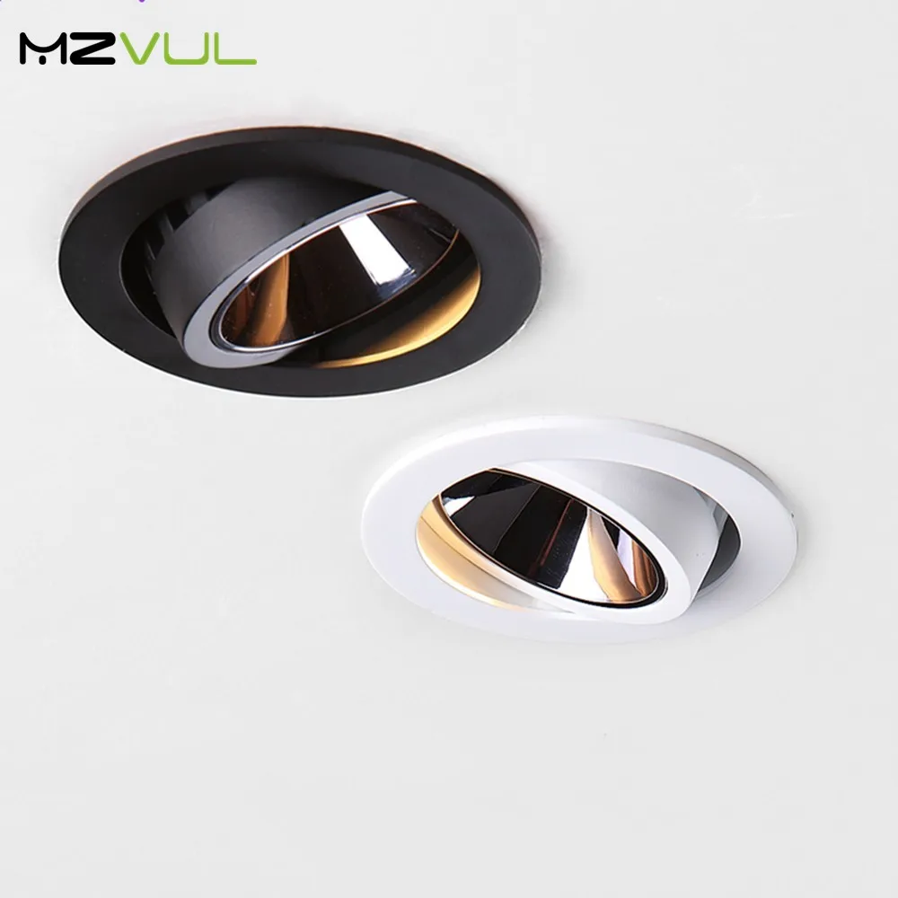 Led Downlight Recessed Ceiling Lamp Spot Lamp Angle Adjustable Aluminum ...