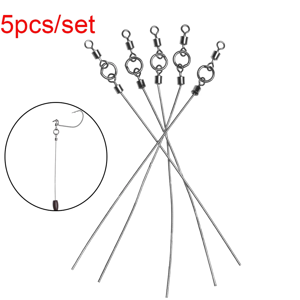 5PCS-9cm-Long-Stainless-Steel-Dropper-Sinker-Lock-Punch-Tokyo-Rig-Kit ...