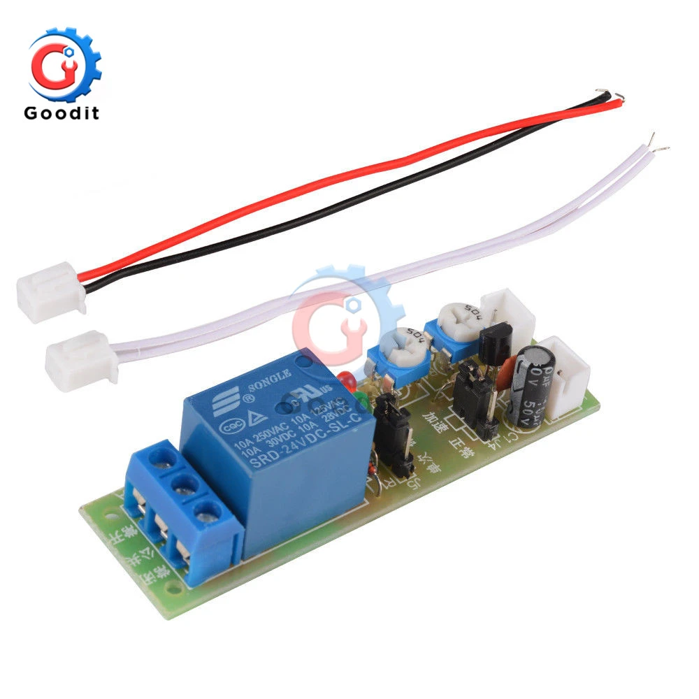 DC 5/12/24V Infinite Cycle Delay Timing Timer Relay ON OFF Switch Loop ...