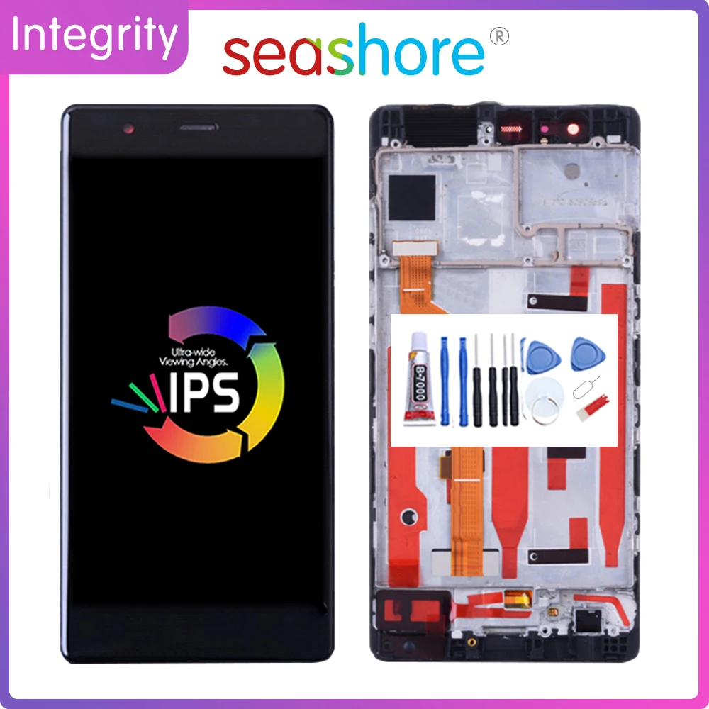 ORIGINAL For HUAWEI P9 LCD Touch Screen Digitizer Assembly For Huawei ...