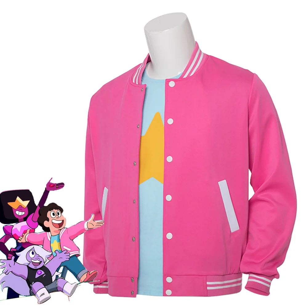 Steven-Universe-Jacket-Costume-Baseball-Hoodie-Steven-Coat-Crystal-Gems ...