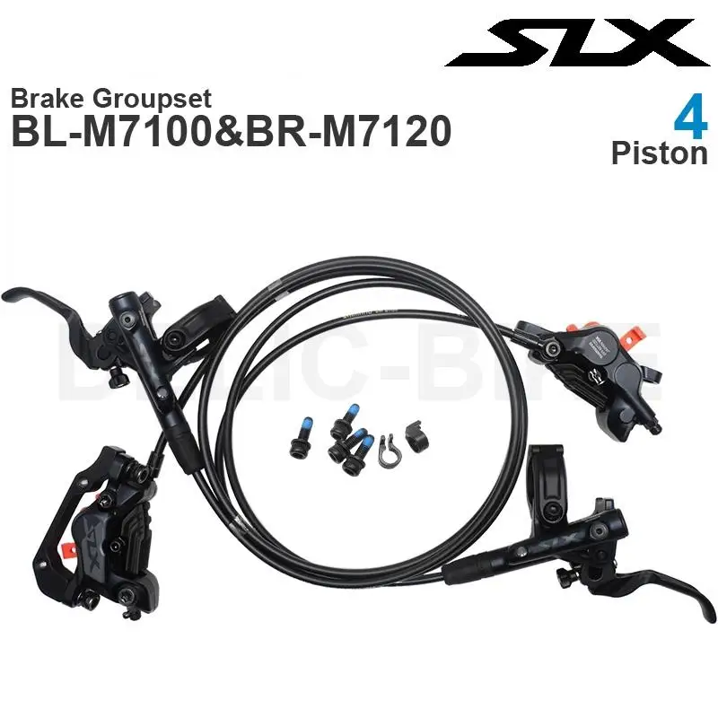 SHIMANO-SLX-M7100-Hydraulic-Brake-groupset-M7100-Lever-M7120-4-piston ...