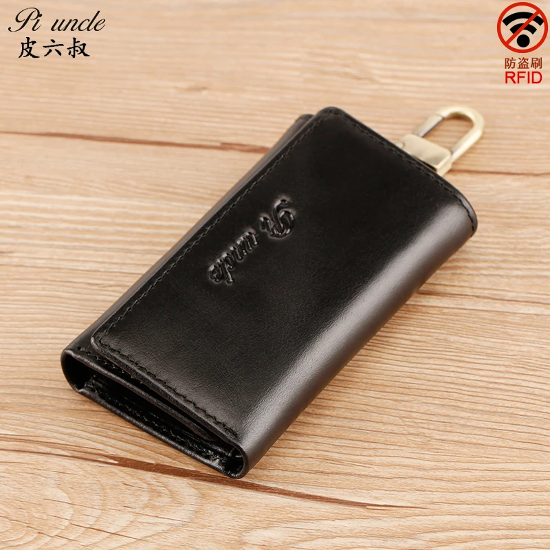 Multi-function-key-holder-men-s-genuine-leather-large-capacity-waist ...