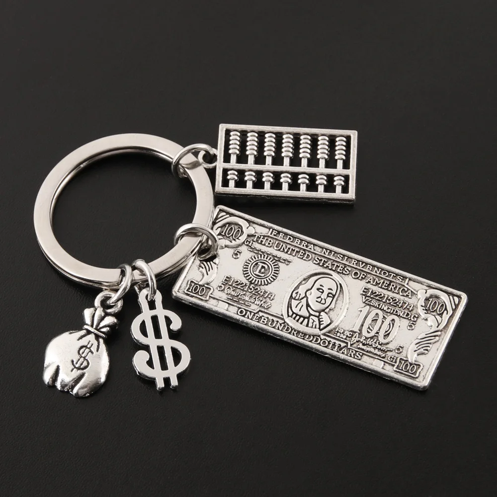 100 Dollar USD Model Keychain Money Tree Purse For Handmade Souvenir US ...