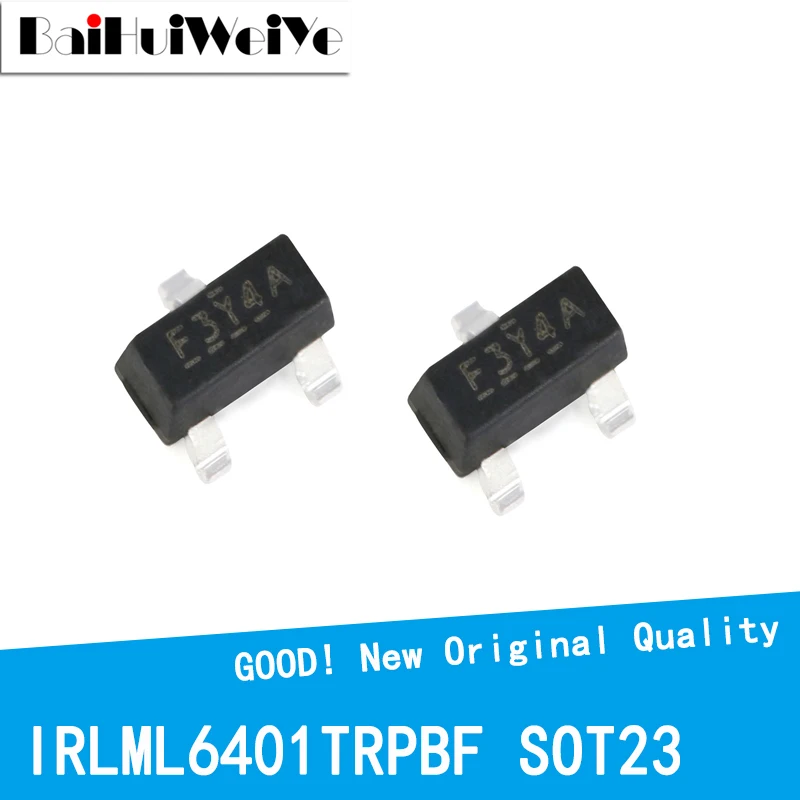 50PCS-LOT-IRLML6401TRPBF-IRLML6401-12V-4-3A-IR6401-SOT23-SOT-23-SMD-New ...