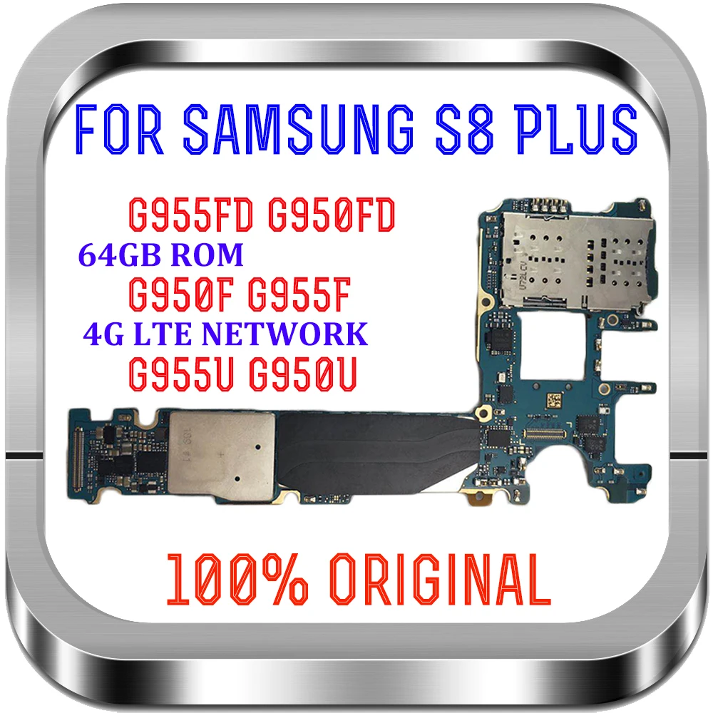 전체 작동 원래 EU 버전 삼성 갤럭시 S8 플러스 G955F SM G955FD G955U SM G950F G950FD 64 ...