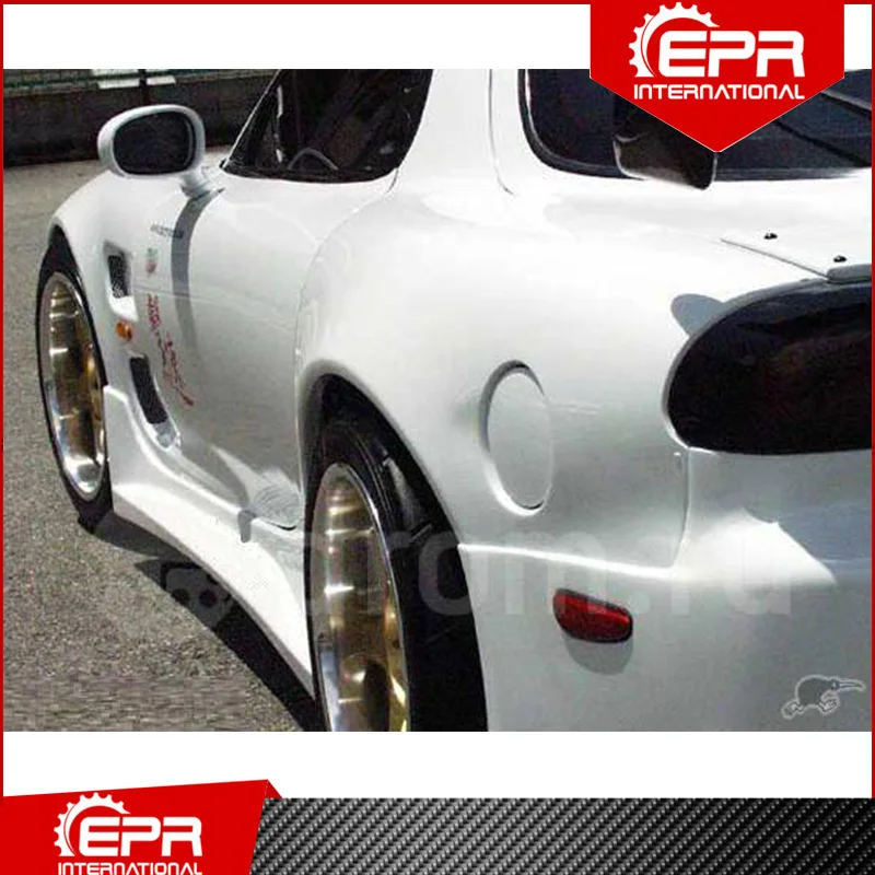 For Rx7 Fd Final Konnexion +30mm Glass Fiber Wide Rear Fenders Trim Fd ...