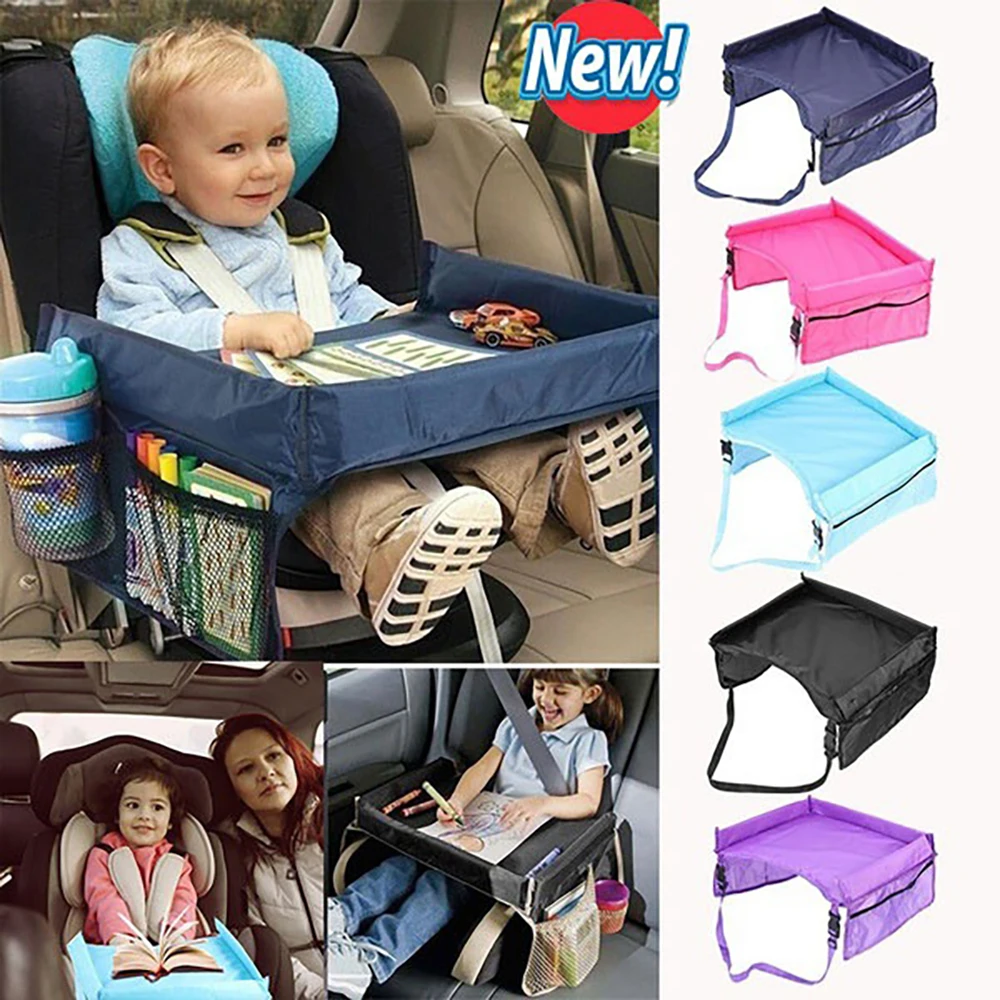 Baby-Car-Seat-Organizer-Tray-Stroller-Kids-Toy-Food-Holder-Desk ...
