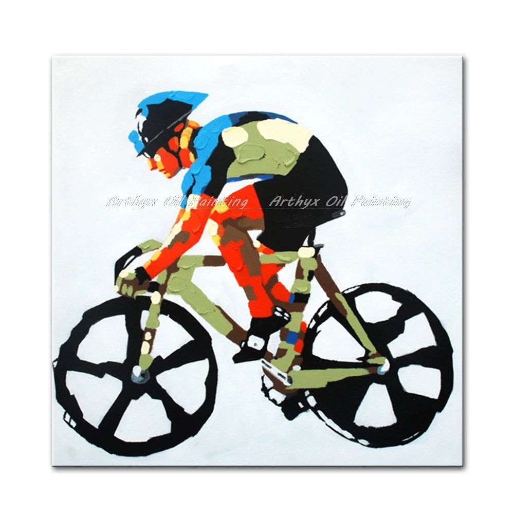 Arthyx Hand Painted Modern Abstract Decorative Oil Painting On Canvas ...