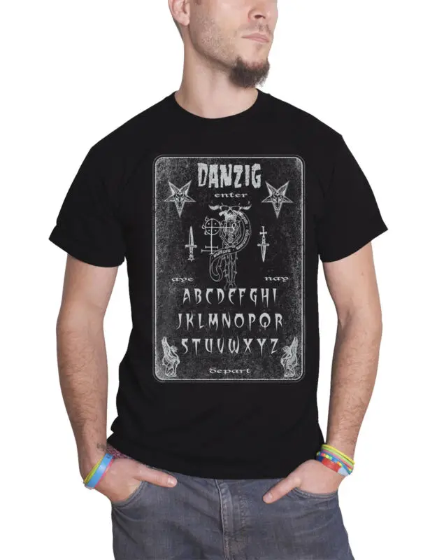 Camiseta Danzig Ouija con Logo de banda de tablero nuevo oficial para ...