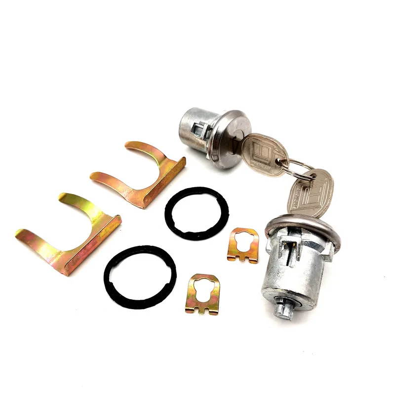 Pair of 2 Door Lock Cylinder Set For Chevy Chevrolet GMC Truck SUV ...