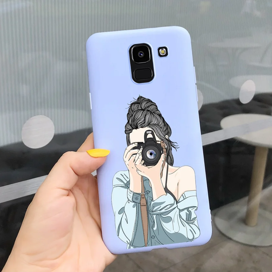 Chat-a47 Galaxy J6 Plus 2018-Coque souple en silicone pour Samsung ...