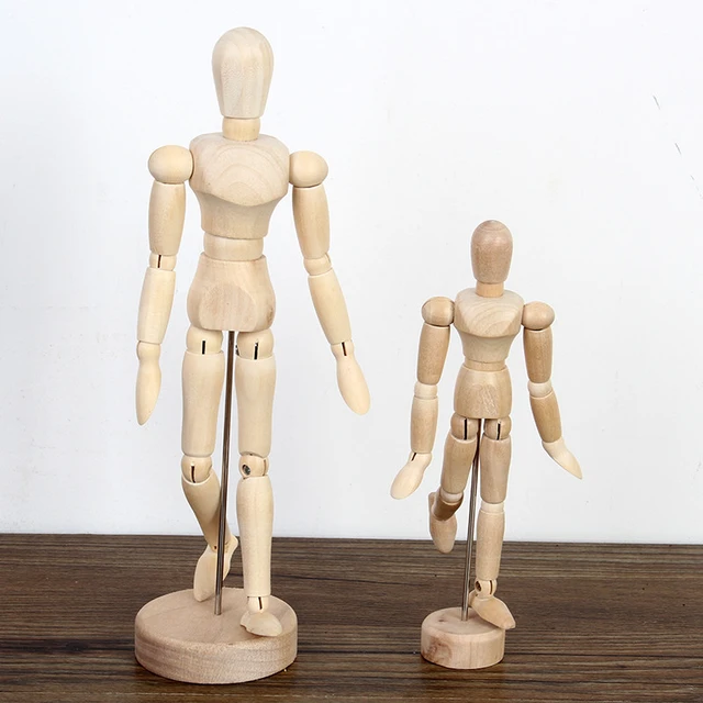 Wooden Human Figure Model