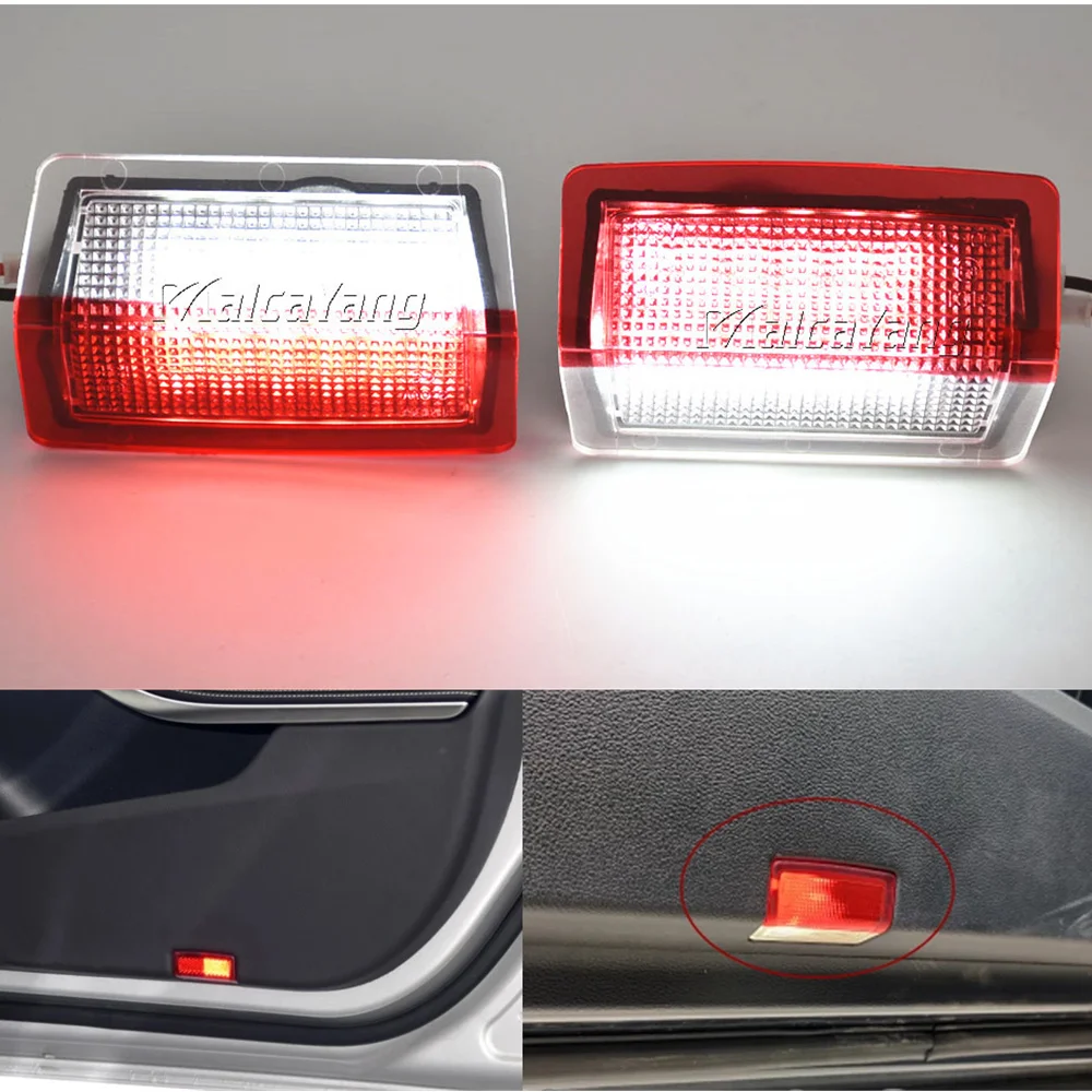 2X-12V-Door-Courtesy-Welcome-Led-Lights-Lamp-For-Mercedes-Benz-A-B-C-E ...