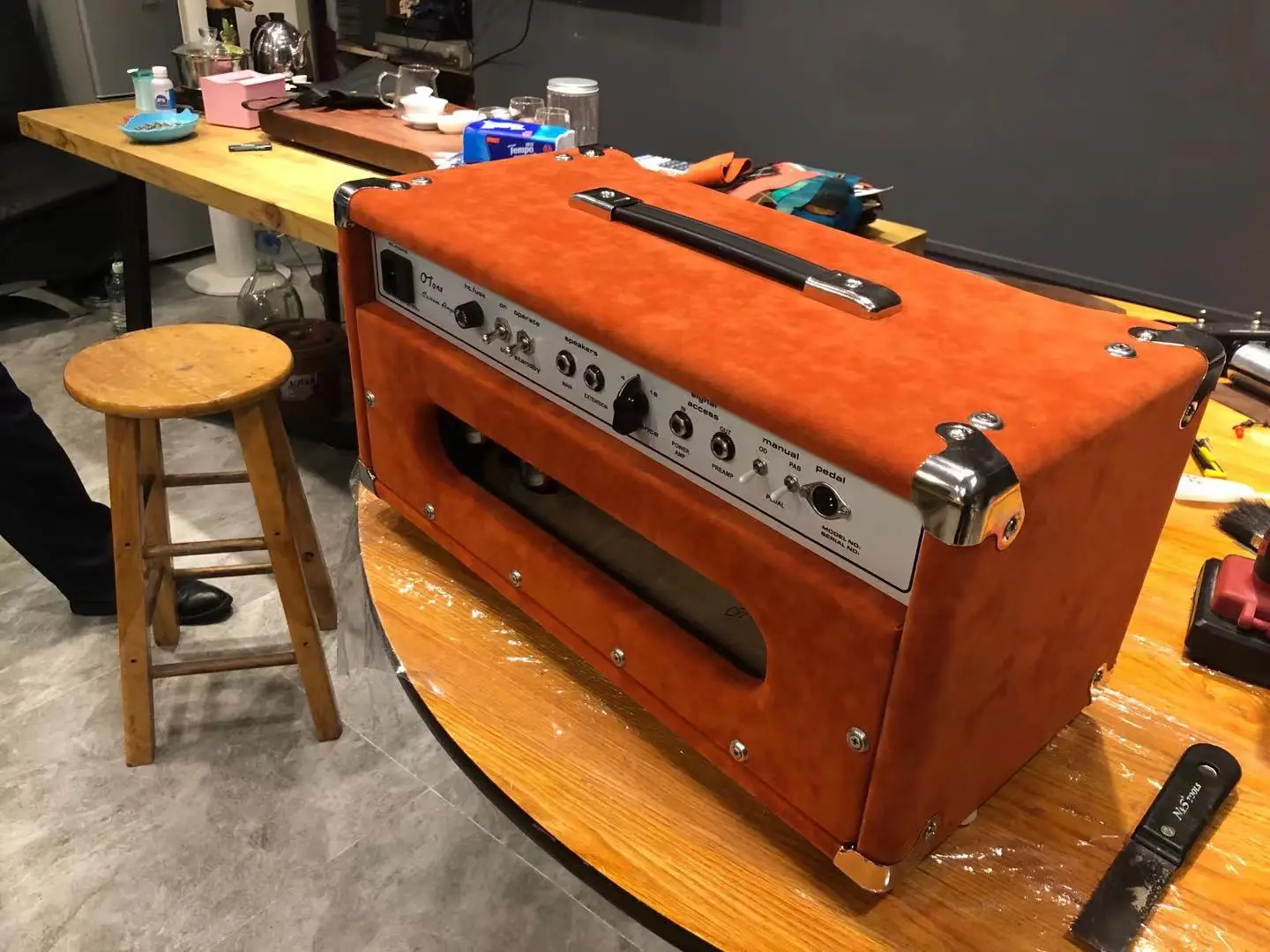 Custom Made Wooden Amp Heads