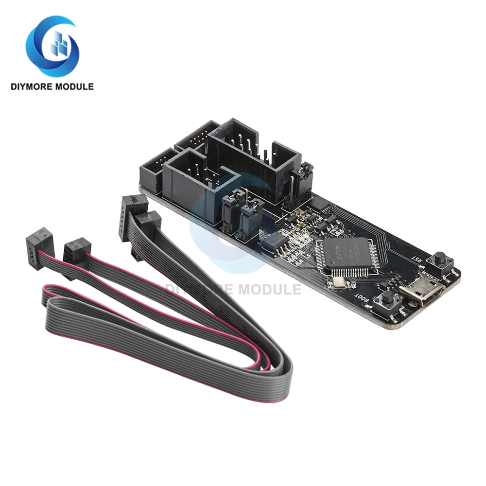 Esp-prog Placa De Desenvolvimento Depurador Programador Downloader Micro Usb 5v Saída Com Cabo ...