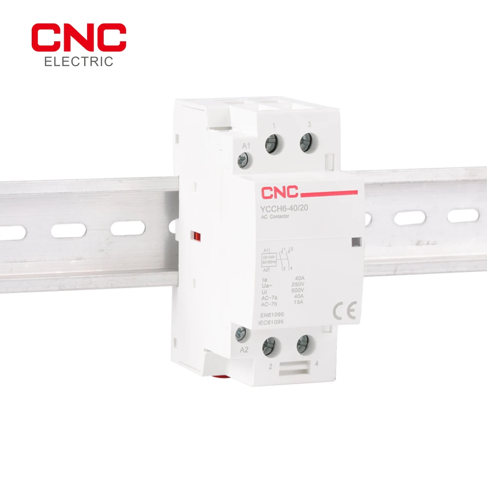 CNC-YCCH6-2P-50-60Hz-Din-Rail-Mounted-Household-Modular-AC-Contactor ...
