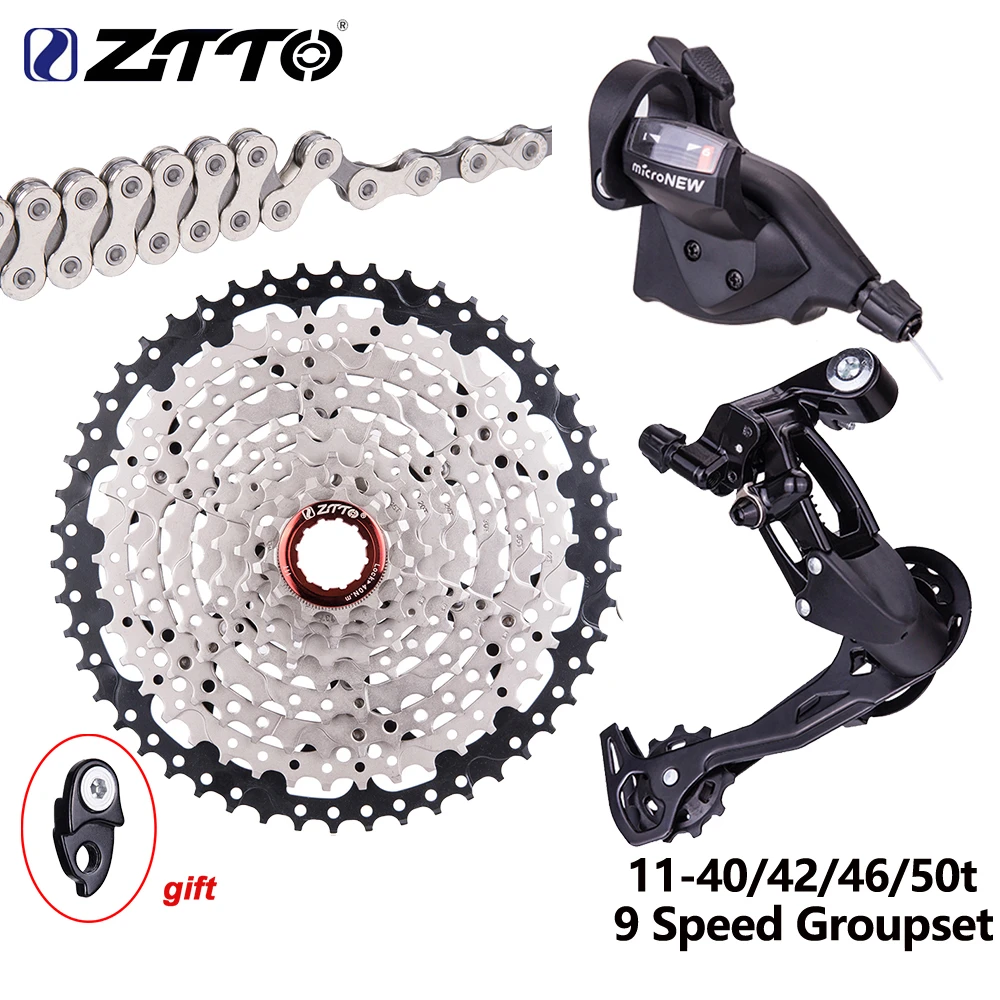 Ztto Mtb Bicycle 1x9 System 9 Speed Shifter Rear Derailleur Groupset 9s ...