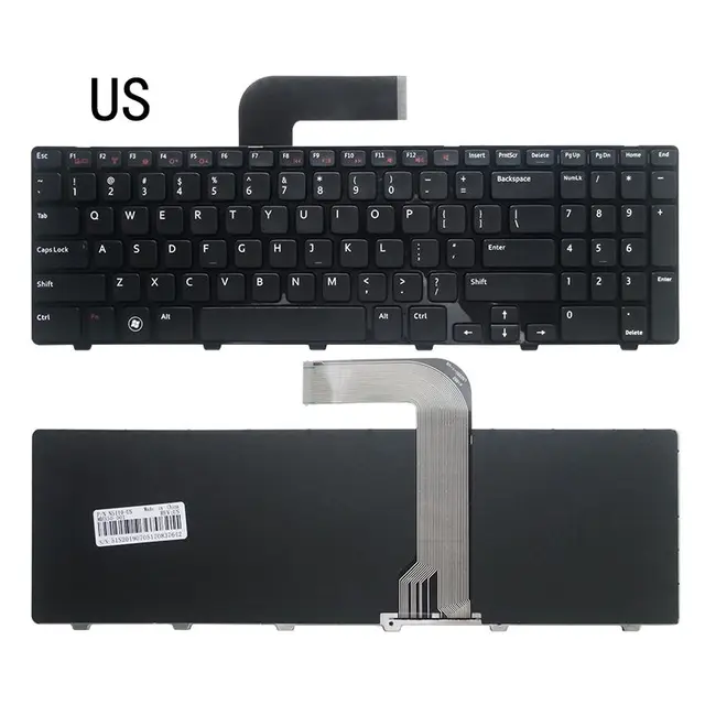 NEW US/SP LAPTOP KEYBOARD FOR Dell Inspiron 15R N5110 M5110 N 5110 ...