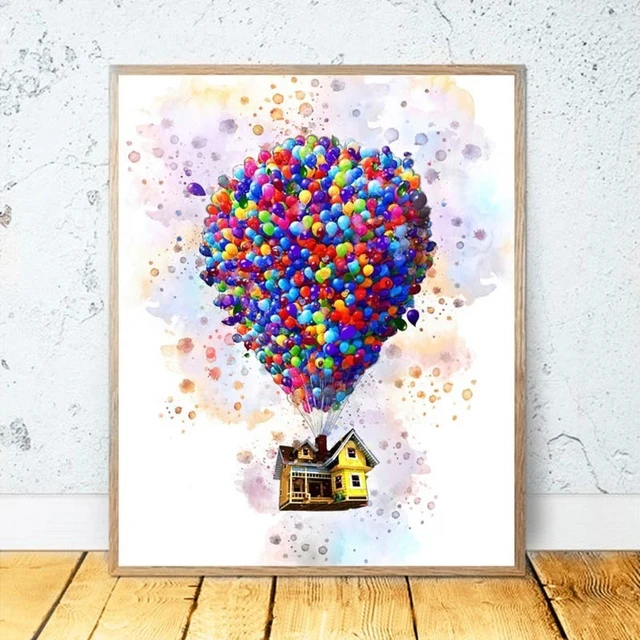 Up House Pixar Painting