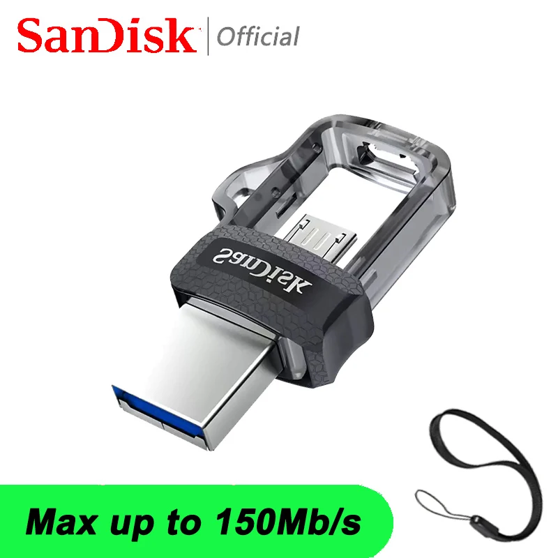 SanDisk USB Stick Flash Memory Micro USB OTG 32GB Mini USB Disk ...