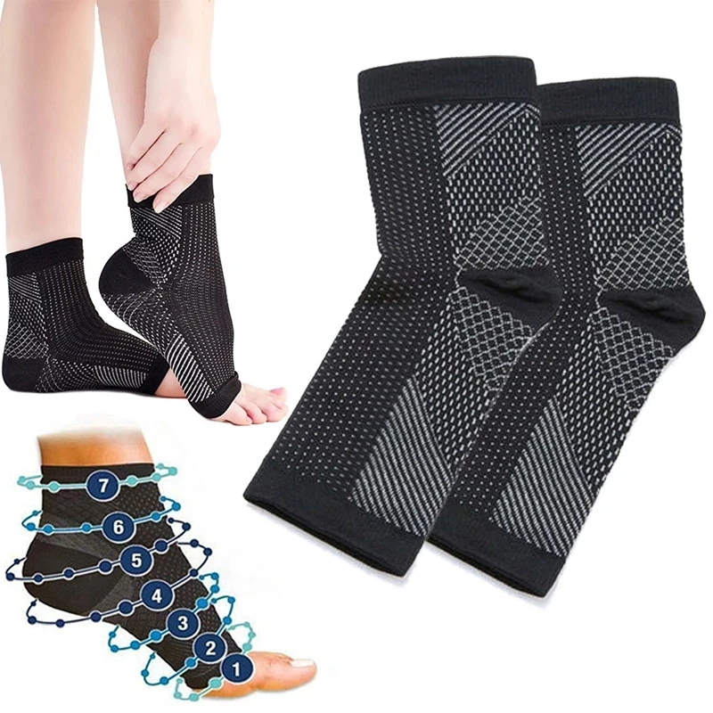 Foot-angel-anti-fatigue-compression-foot-sleeve-Ankle-Support-Running ...