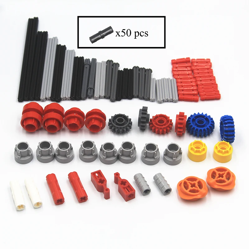 MOC-Building-Blocks-Technical-Parts-130pcs-Gearbox-Accessories ...