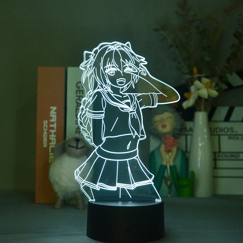 Astolfo Acrylic Lamp | Fate Apocrypha Rider | Lamps Silhouettes | Deco ...