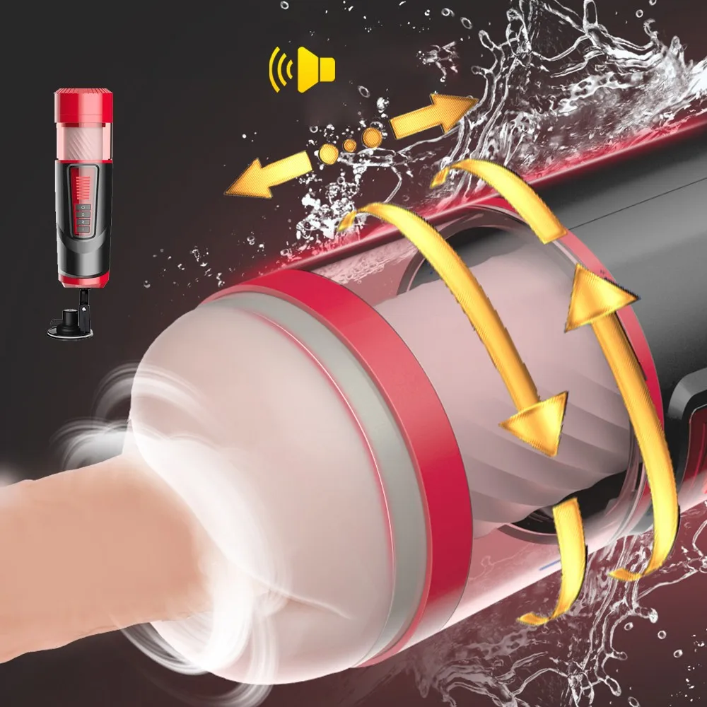 7-Modes-Automatic-Male-Masturbator-Telescopic-Rotation-Real-Vagina-Massage-Sucking-Masturbation ...