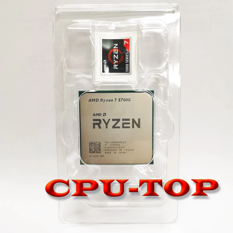AMD Ryzen 7 5700G R7 5700G 3.8GHz Eight Core 16 Thread 65W CPU ...